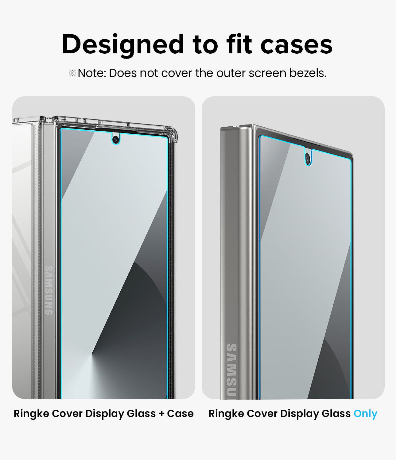 Galaxy Z Fold 6 Screen Protector | Cover Display Glass (2 Pack ...