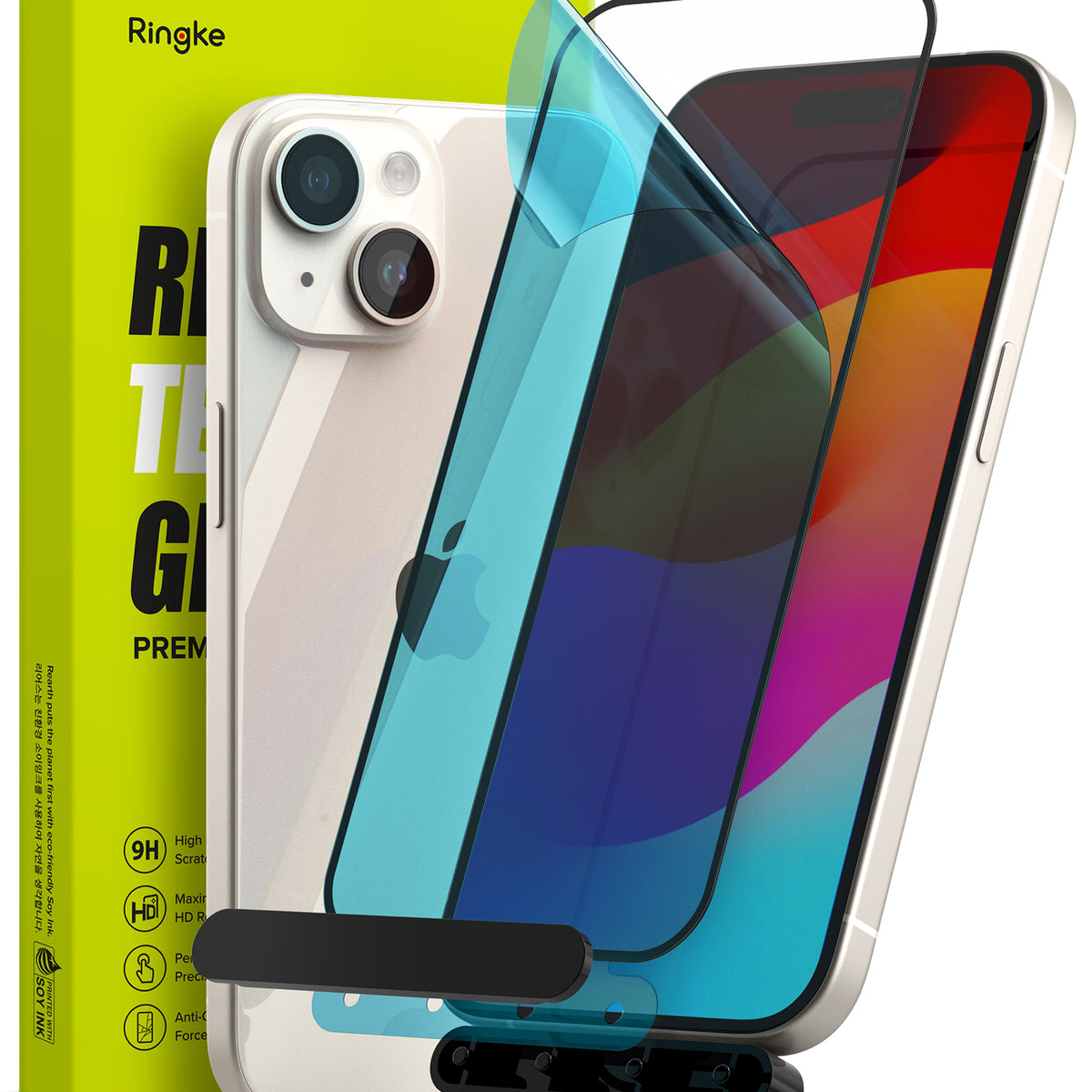 iPhone 15 Screen Protector | Full Cover Glass | Ringke Official Store