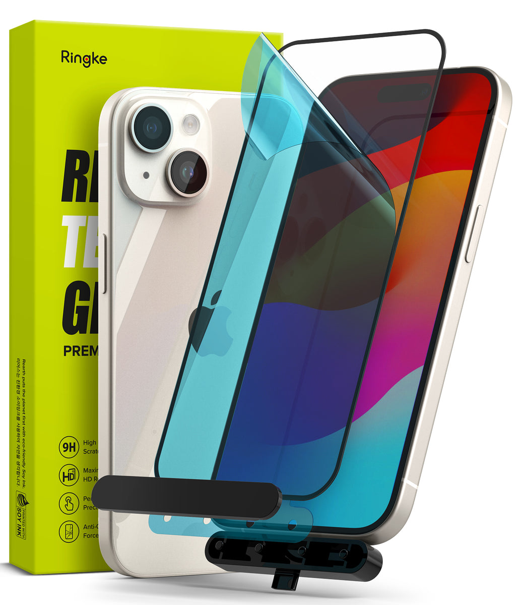 iPhone 15 Screen Protector | Full Cover Glass | Ringke Official Store