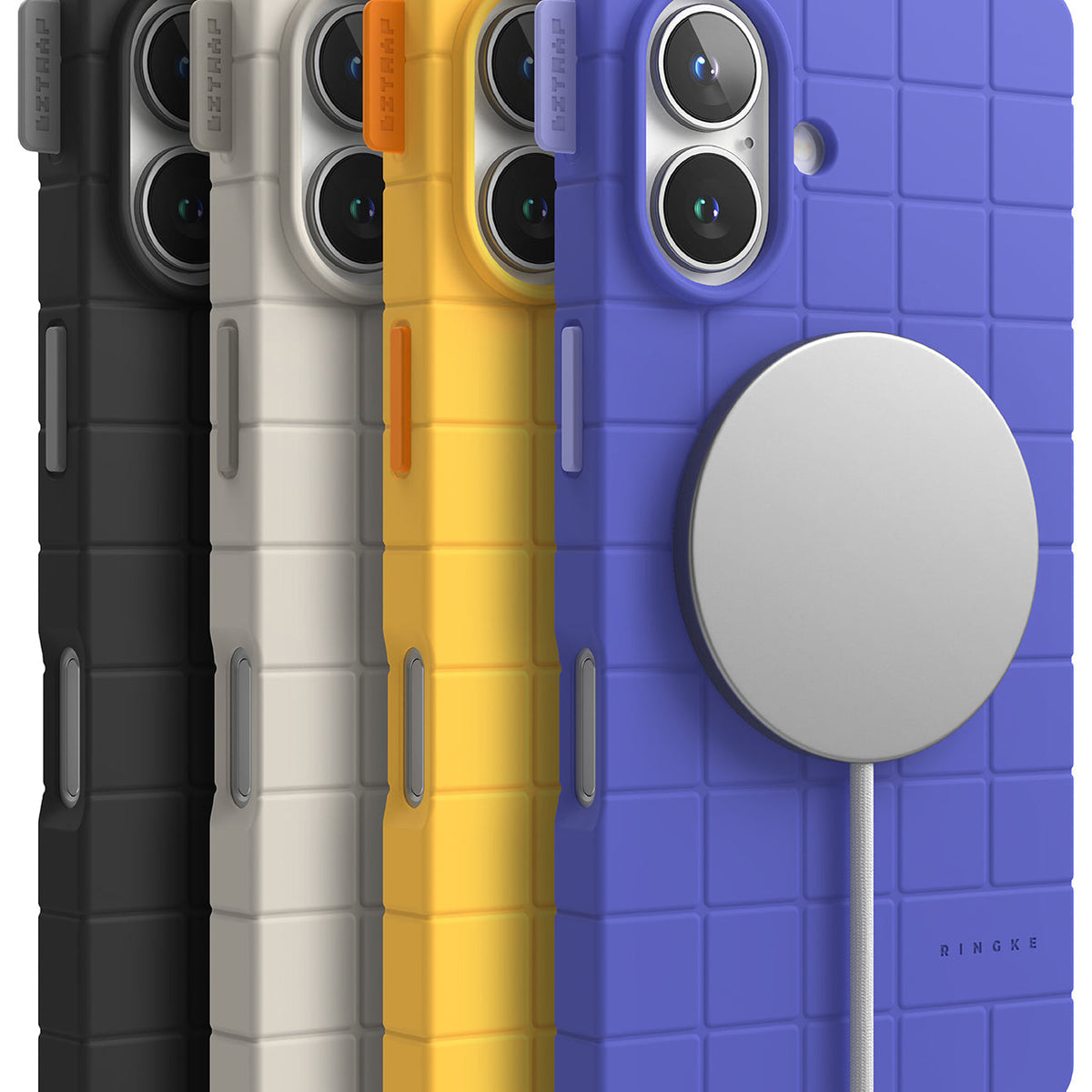 iPhone 16 Case | Bitmap Silicone Magnetic | Ringke Offical Store ...