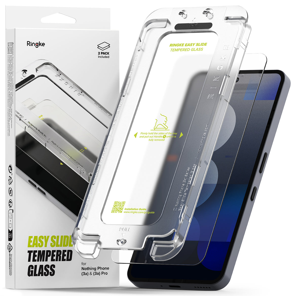Nothing Phone (3a) / (3a) Pro | Easy Slide Tempered Glass | Ringke ...