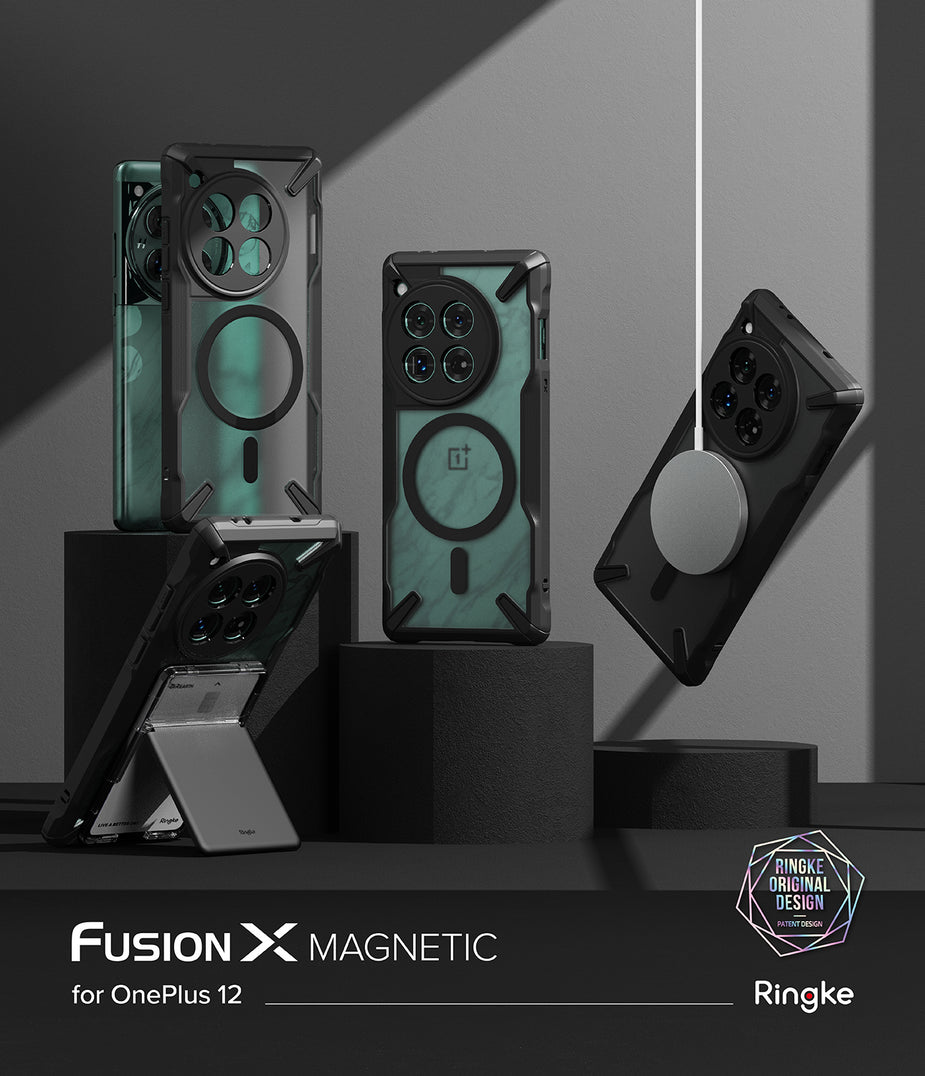 OnePlus 12 Case | Fusion-X Magnetic Matte Black - Ringke Official Store