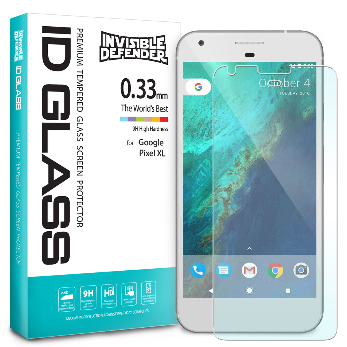 Google Pixel XL Screen Protector | Invisible Defender Glass – Ringke ...