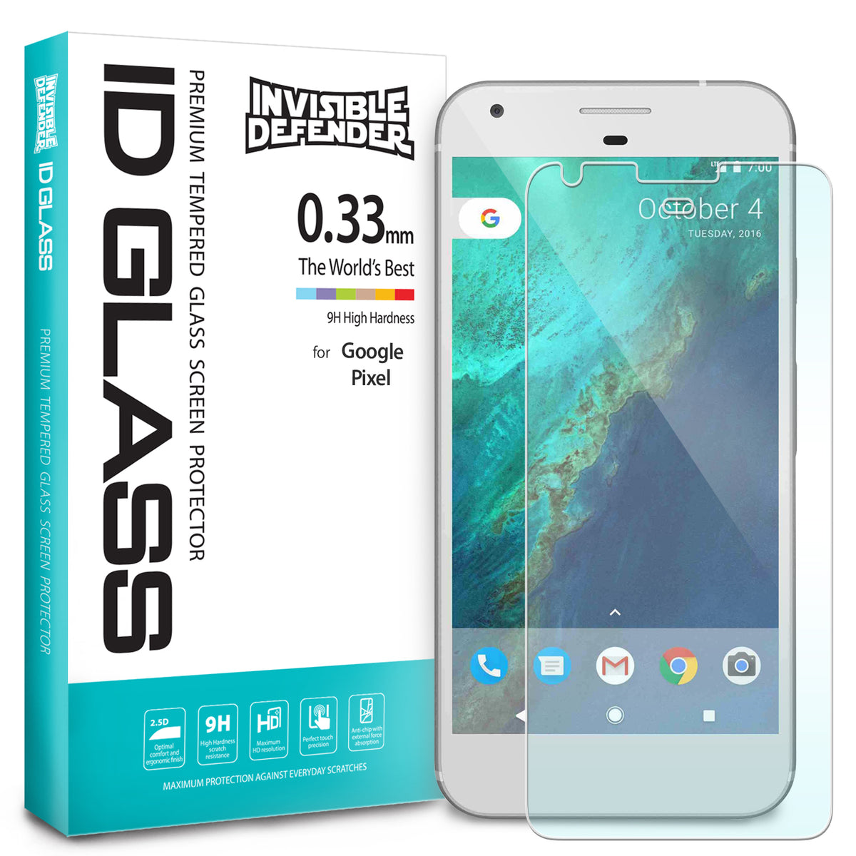 Google Pixel Screen Protector | Invisible Defender Glass – Ringke ...