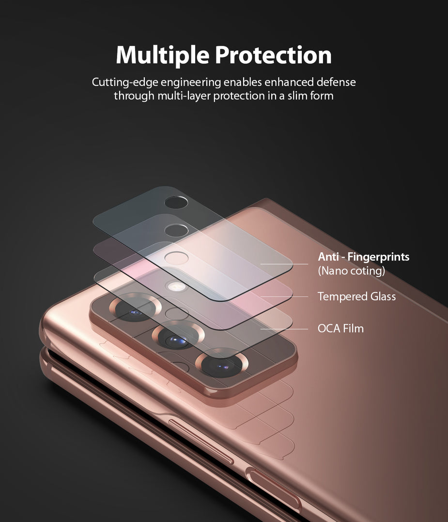 Galaxy Z Fold 2 Camera Protector | Invisible Defender Glass – Ringke ...